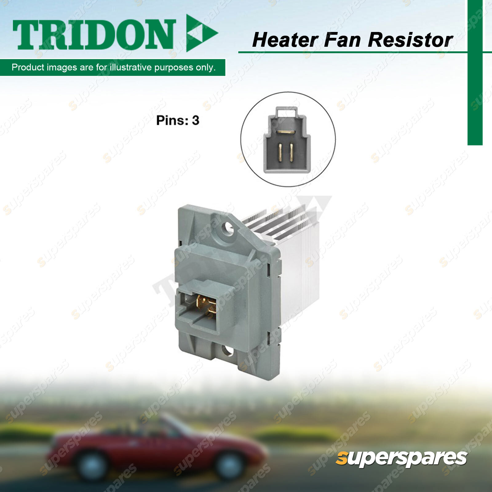 Tridon Heater Fan Resistor for Kia Optima GD Sorento BL JC 2.0L 2.5L 2 ...