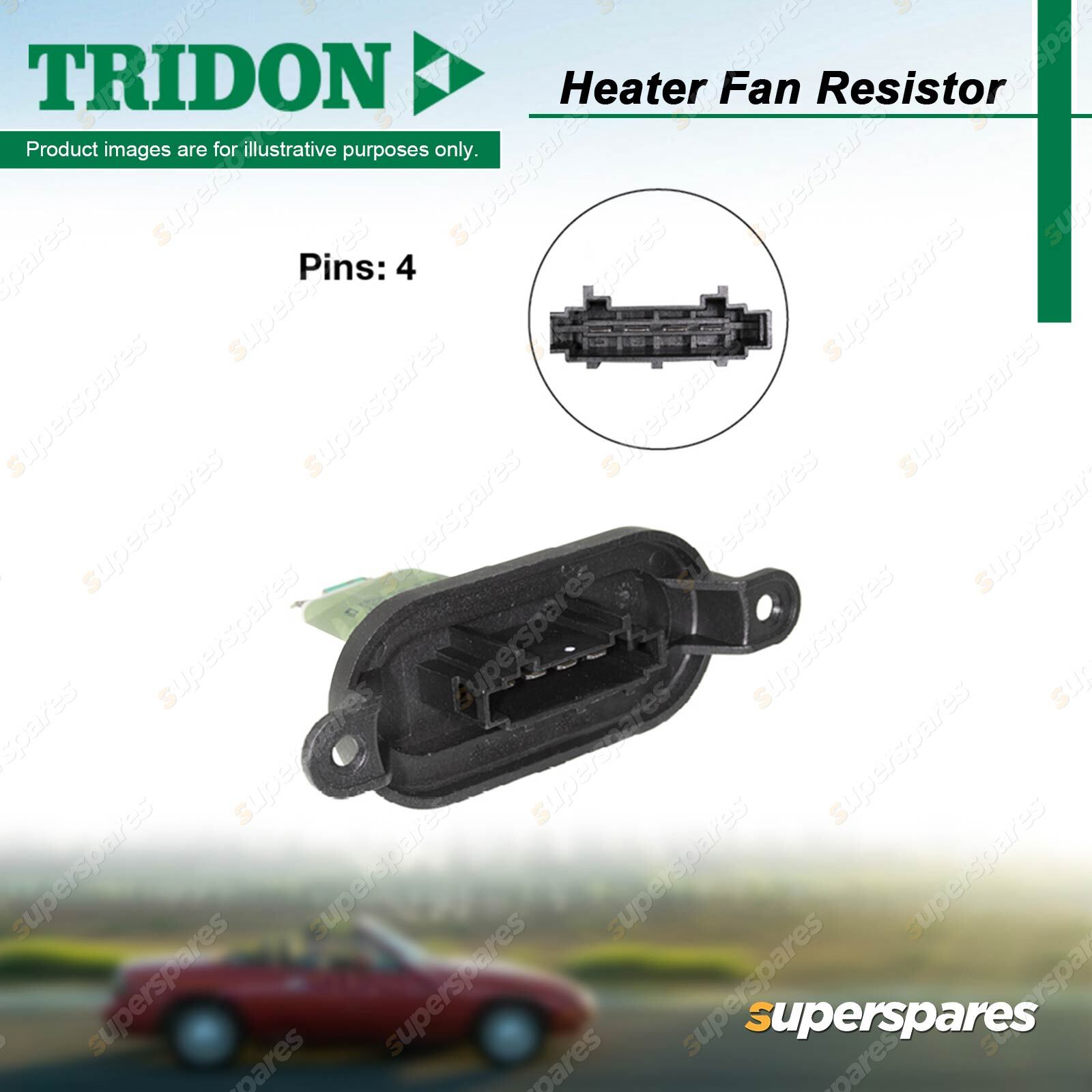 Tridon Heater Fan Resistor for Volkswagen Amarok Multivan Transporter ...