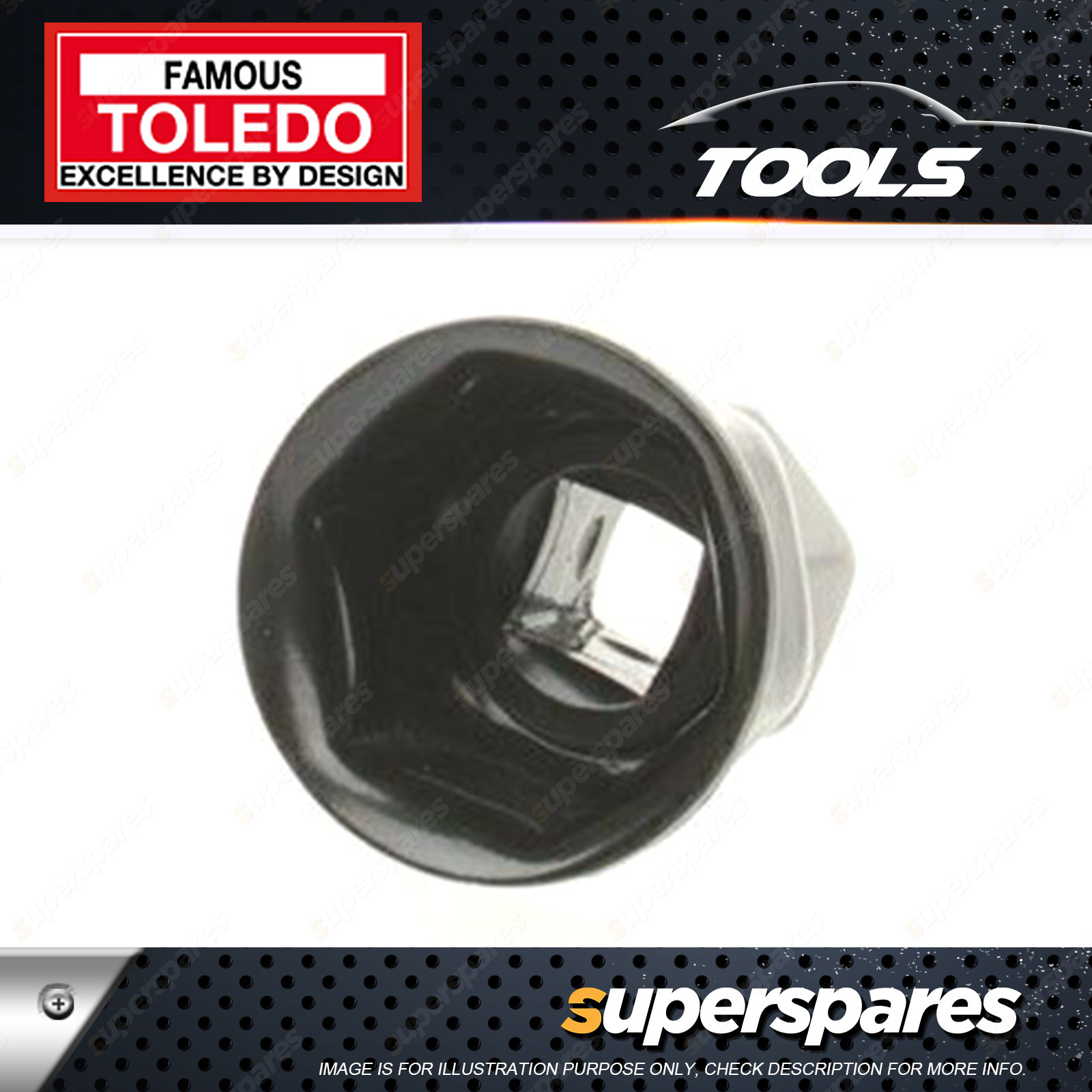 Toledo Oil Filter Cup Wrench for Hyundai Santa Fe CM Tucson TLE Staria ...
