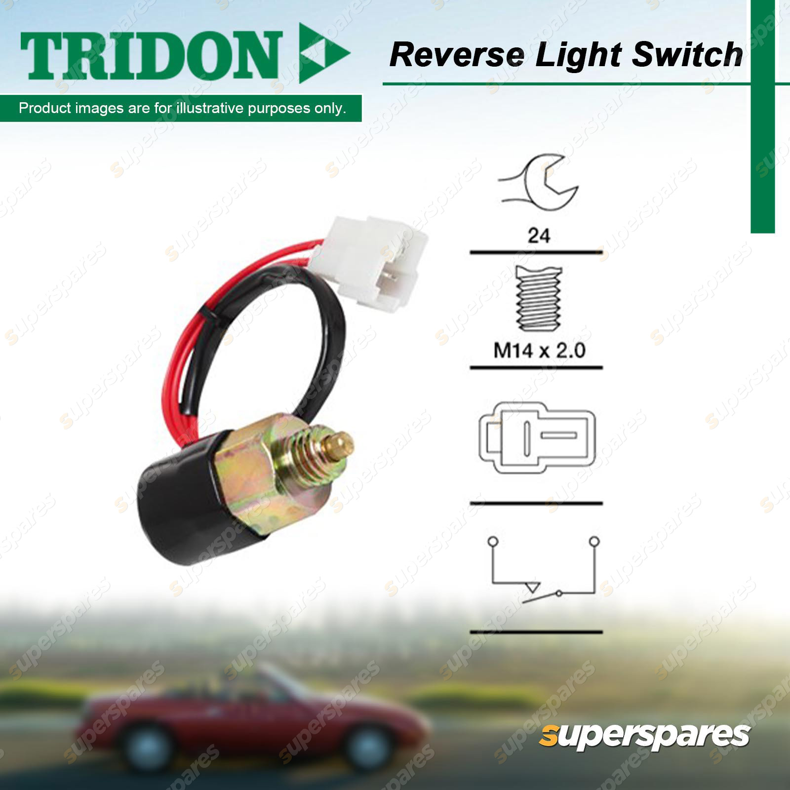 Tridon Reverse Light Switch for Mazda B2600 Bravo MX5 NB Proceed B2500 ...