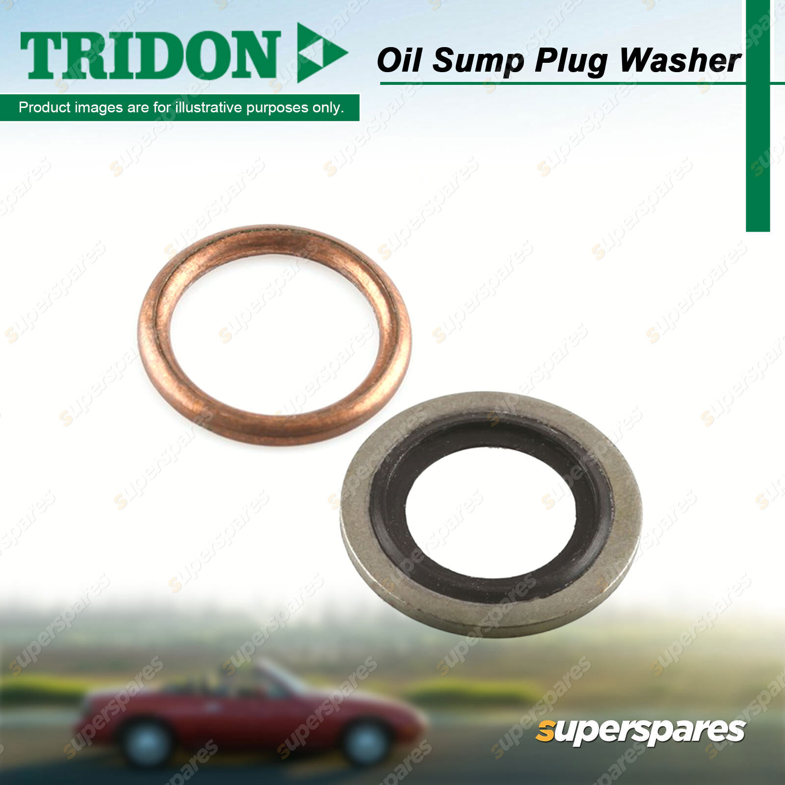 Tridon Oil Sump Plug Washer for Nissan Dualis Navara D23 D40 Pathfinder ...