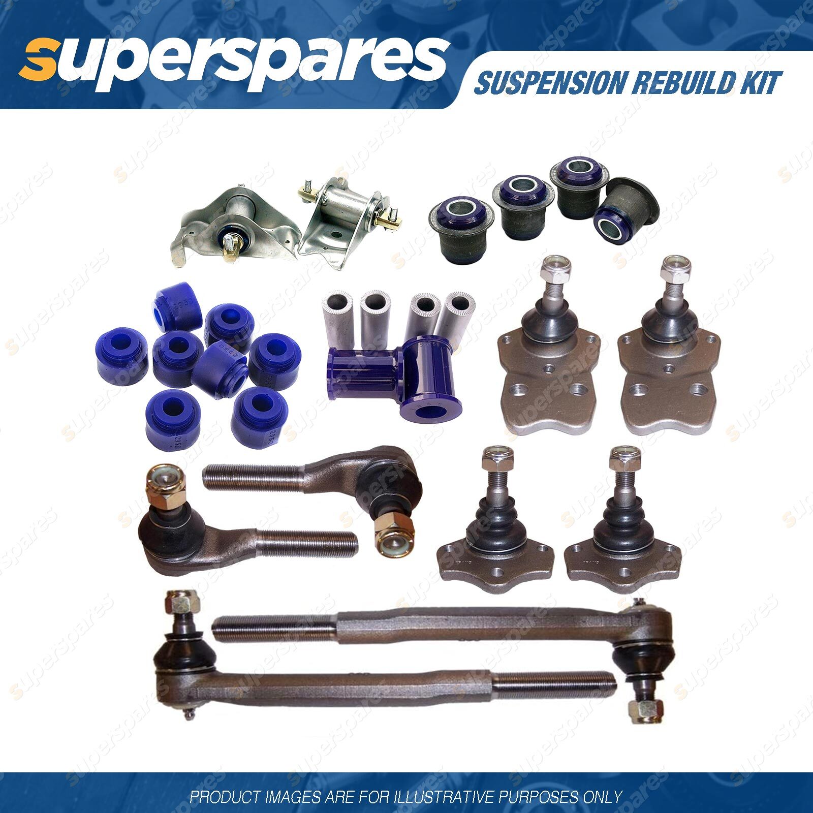 Ball Joint Tie Rod End Control Bush Kit for Ford Falcon XE XF Fairlane ...