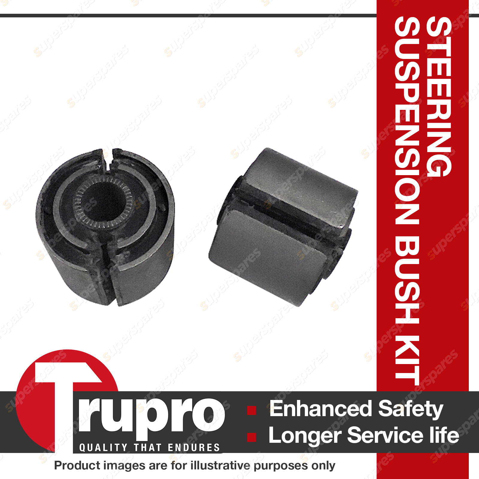 Trupro Front Torque Rod Bush Kit For Toyota Hilux 4wd LN106 RN105 YN106 ...