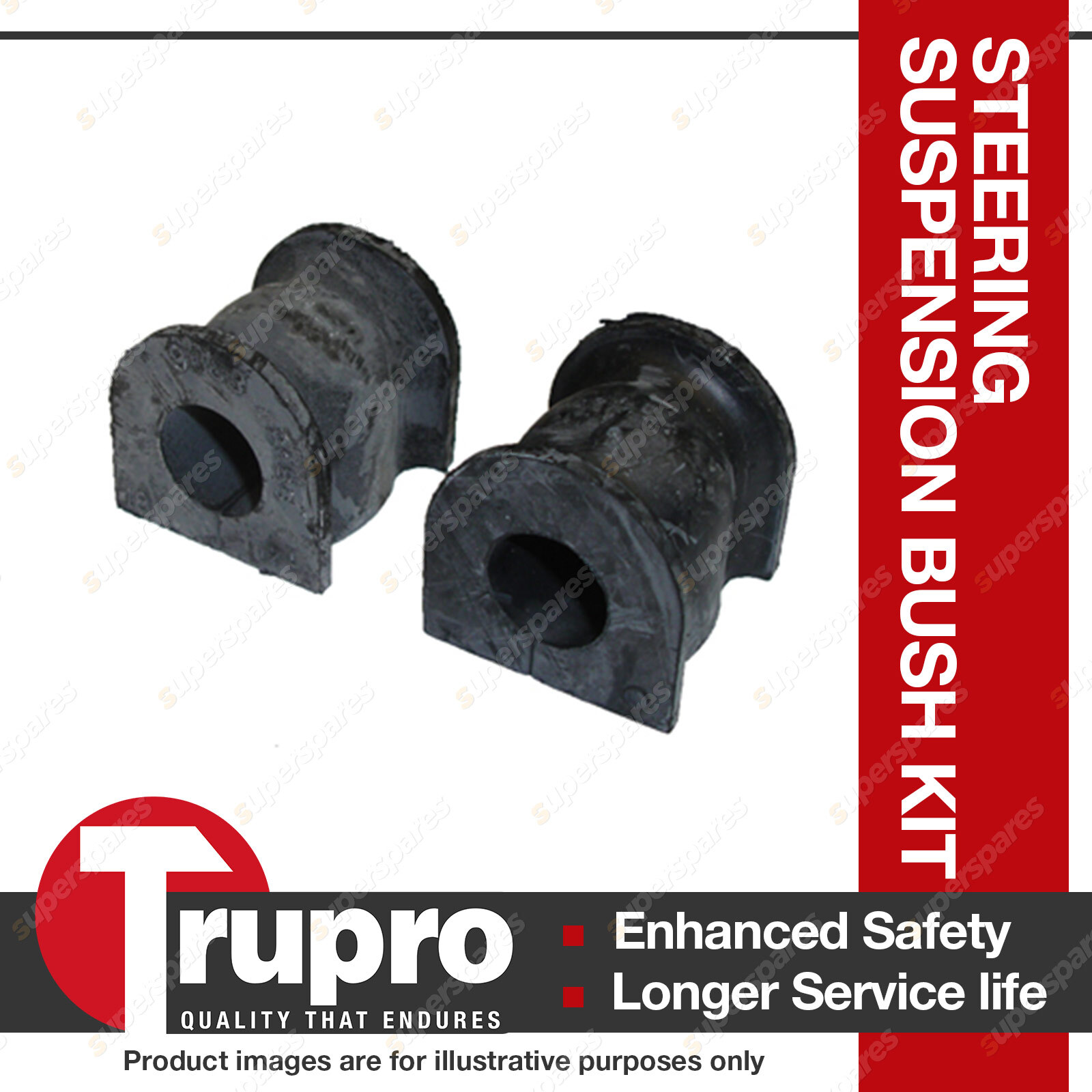 Trupro Rear Sway Bar Bush Kit For Honda CRV RD4 RD5 RD6 RD7 RD8 16mm ID ...