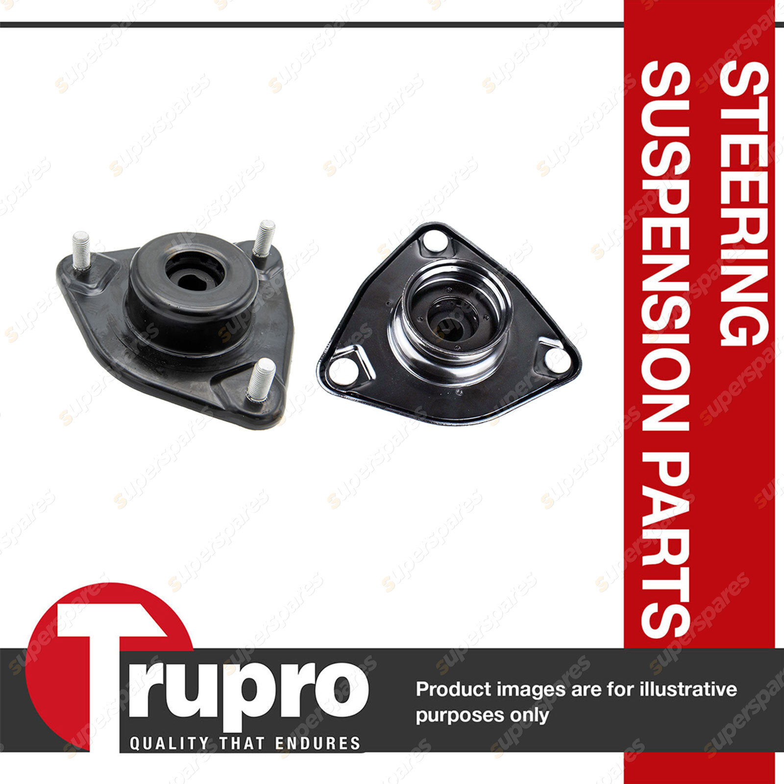 Pair of Trupro Front Shock Mounts LH + RH for Kia Optima TF 2.4L FWD ...