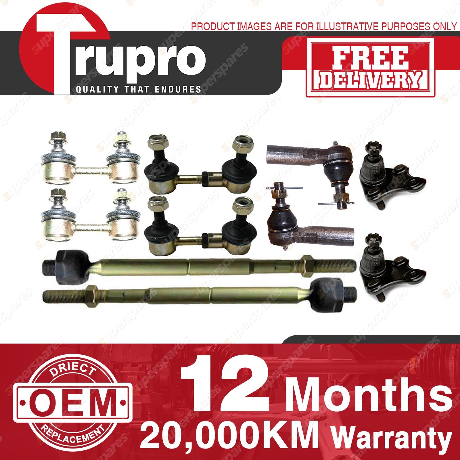 Trupro Rebuild Kit for TOYOTA CELICA ST182 ST184 ST185 COUPE LIFTBACK 89-94
