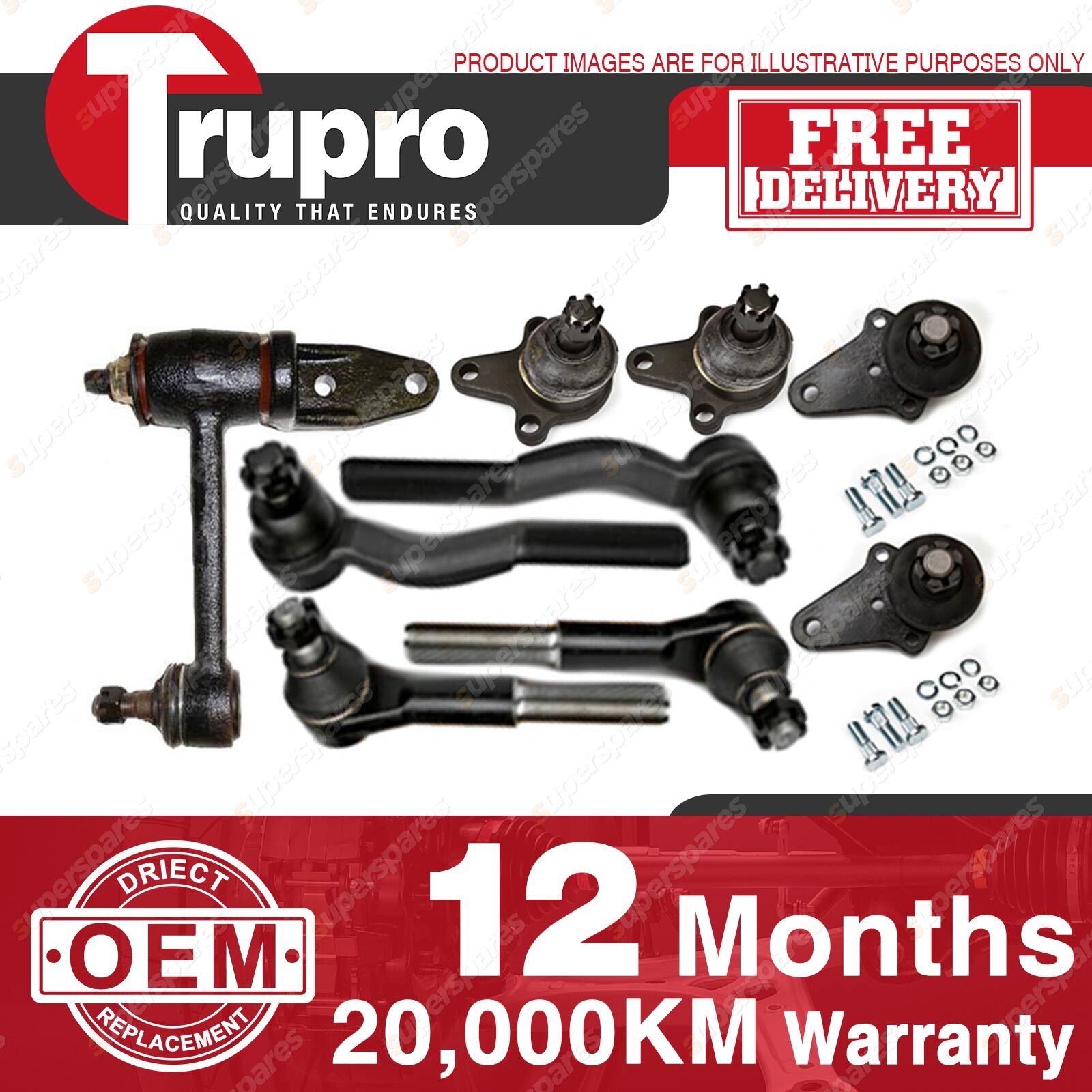 Trupro Rebuild Kit for TOYOTA HIACE PH1 RH10 11 RH16-VAN WAGON COMMUTER ...