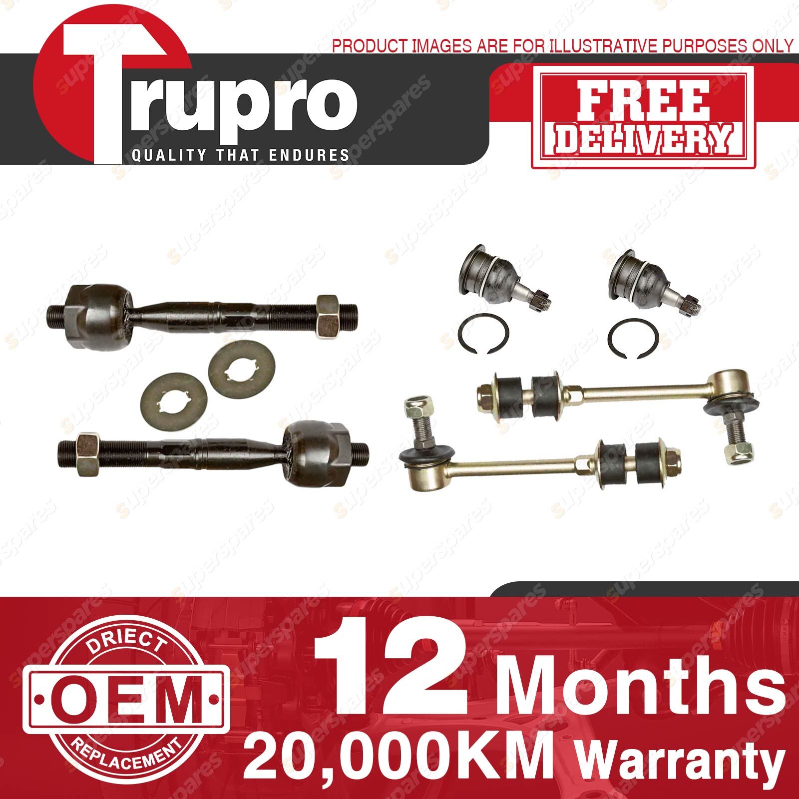 Trupro Rebuild Kit for Isuzu D-Max TFS85 TFR85 3.0L Diesel 4JJ1-TCX ...