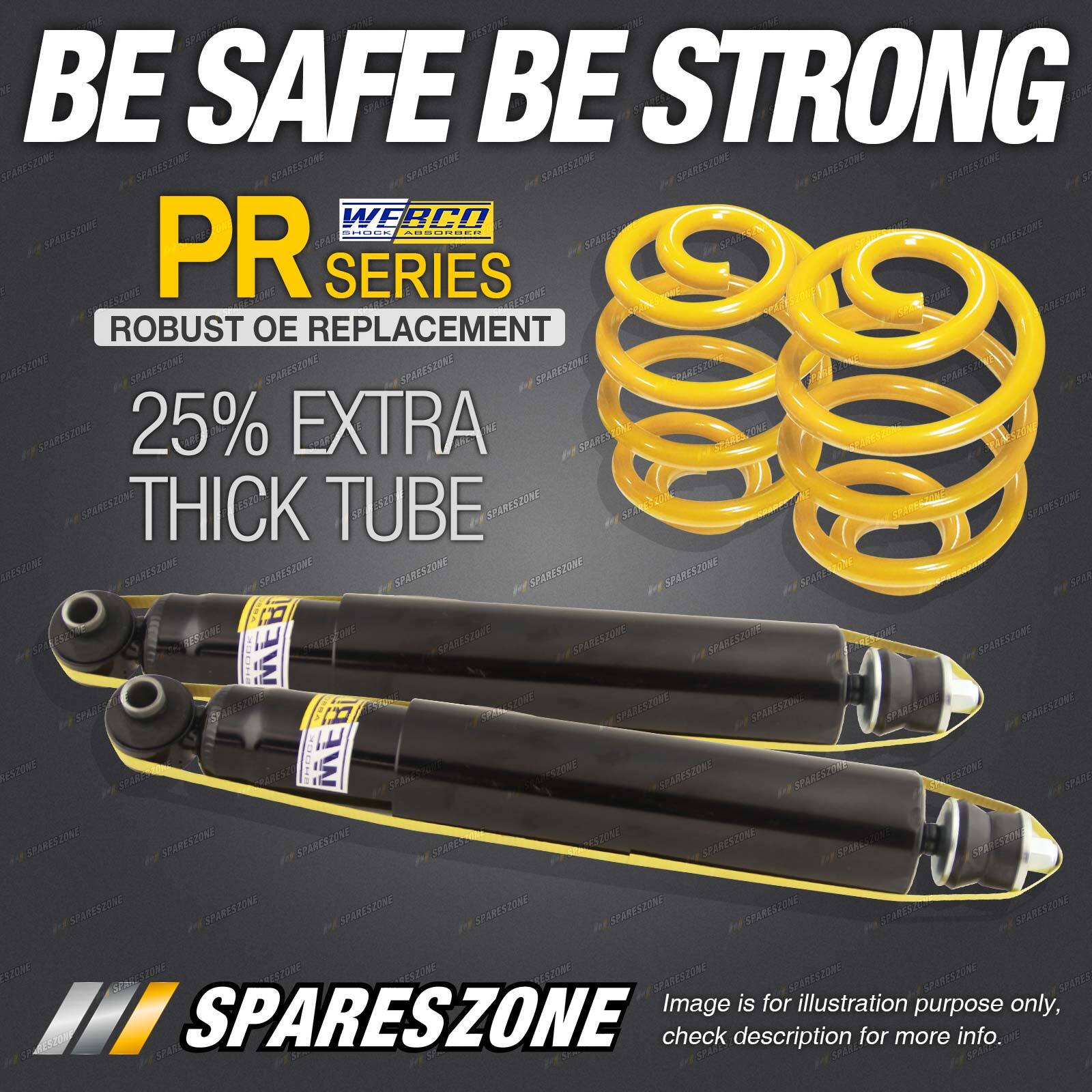 Rear Webco Shock Absorbers Super Low King Springs for BMW 3 Series E90 ...