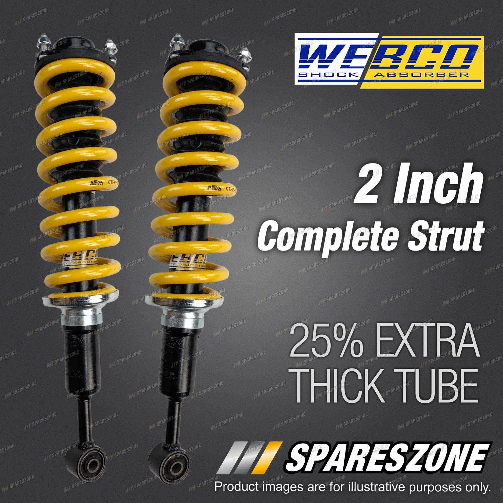 2" Complete Struts Assembly Lift Kit King Coil for Ford Ranger Next Gen ...