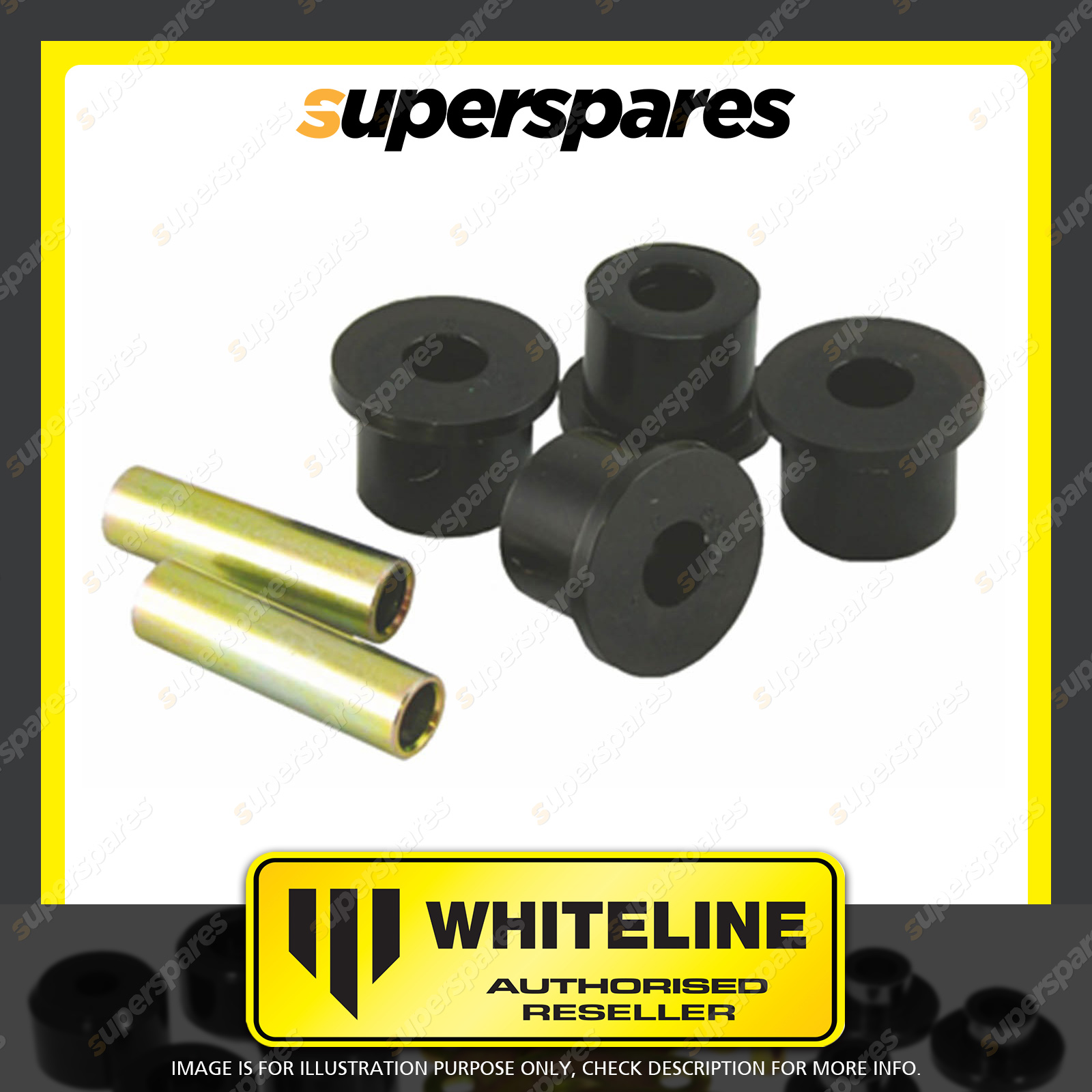 Whiteline Rear Spring eye front bush for TOYOTA HIACE LH154 162 164 172 ...
