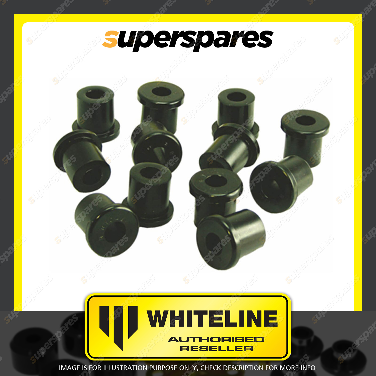 Rear Spring eye Front Rear shackle Bush for NISSAN PATROL GQ Y60 GU Y61 ...