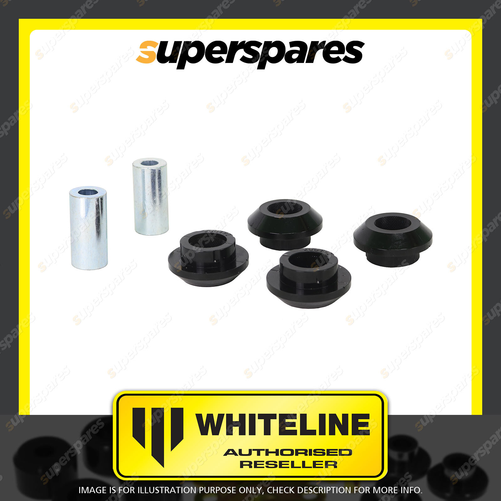 Whiteline Rear Control Arm Lower Outer Bushing Kit for Subaru Forester ...