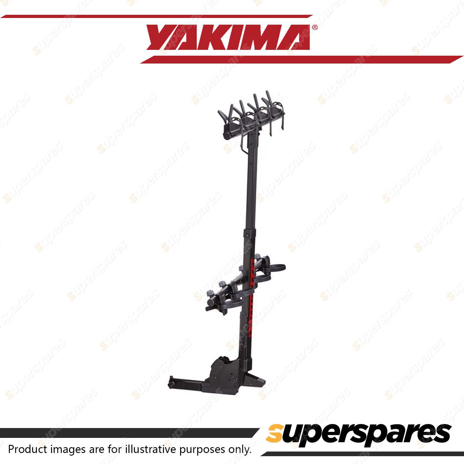 Yakima HangOver 4 - Bike Hitch Rack Transports Up to 4 Bikes Using ...
