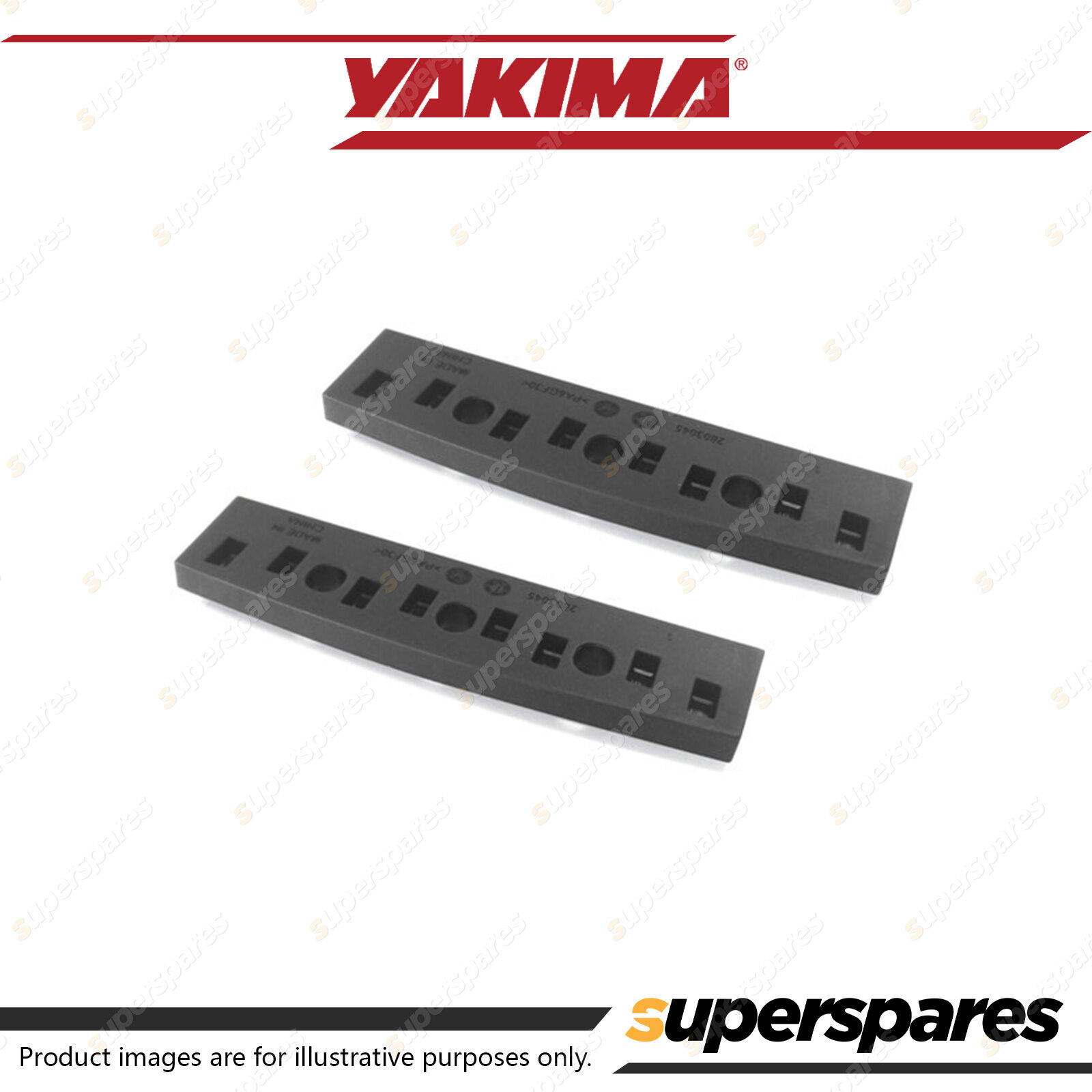 Yakima LockNLoad Height Packer Leg to Mnt 2-Pack Suit A Single Crossbar