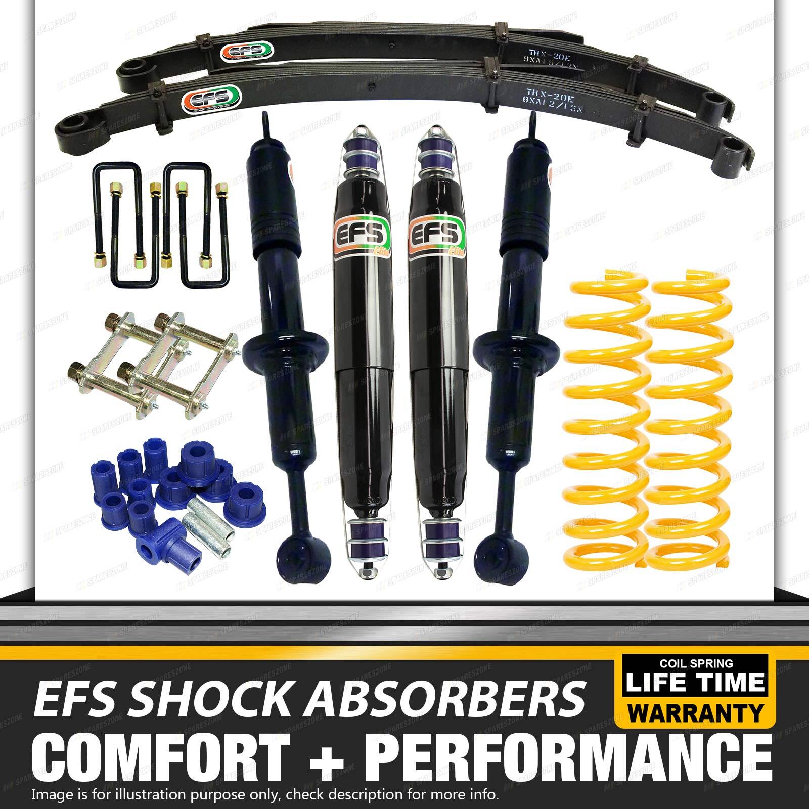 40mm Lift Kit EFS Shock + Coil Springs + Leaf Spring for MITSUBISHI ...